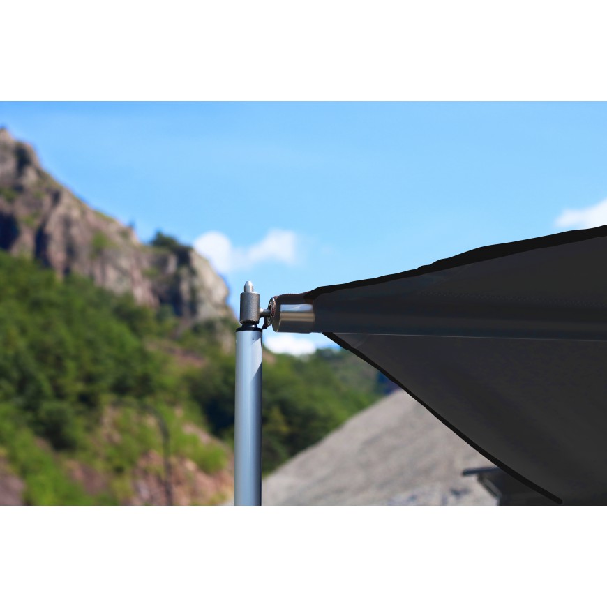 2 M Swisskings Batwing Carbon Awning 270 degree opening (left version ...