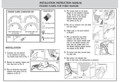 Ford Ranger Fender Flares Installation Instructions - eclidiy
